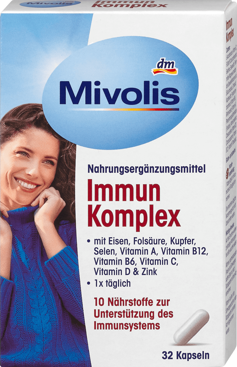 Mivolis Prehransko dopolnilo z vitamini in minerali Immun Komplex, 32 ...