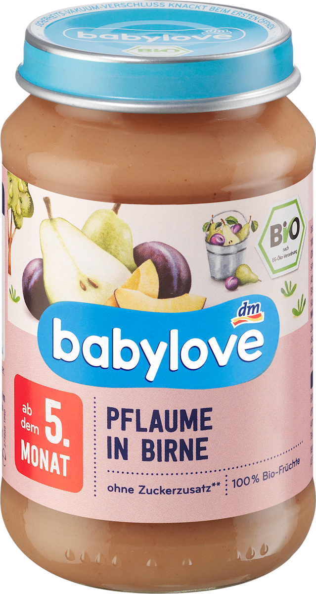 babylove BIO kašica - kruška i šljiva, 5+ mj., 190 g kupujte online po uvijek povoljnim cijenama ...