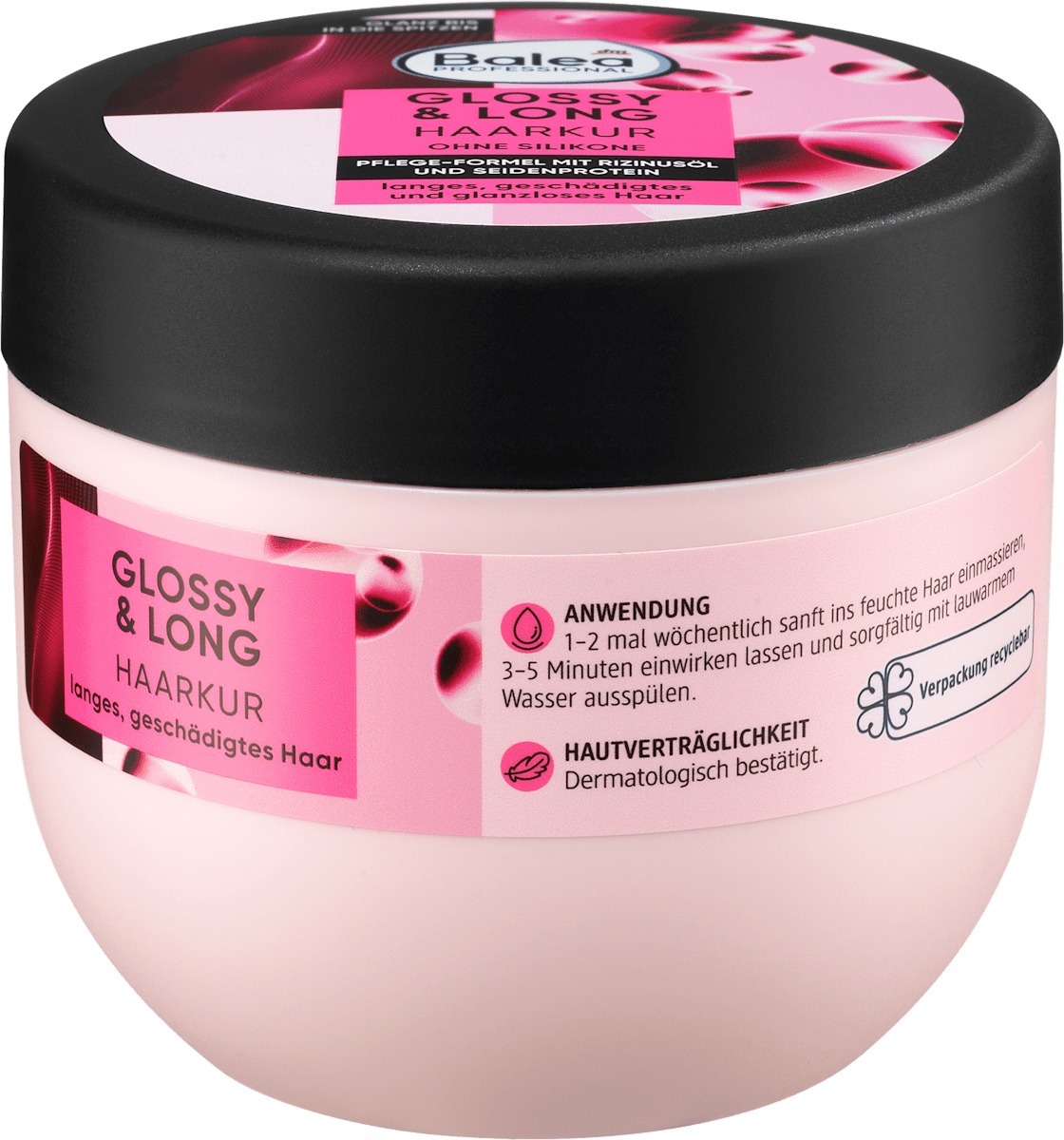Balea Professional Haarkur Glossy & Long, 300 ml dauerhaft günstig ...