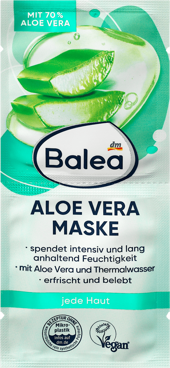 Balea Gesichtsmaske Aloe Vera (2x8 ml), 16 ml dauerhaft günstig online kaufen | dm.de