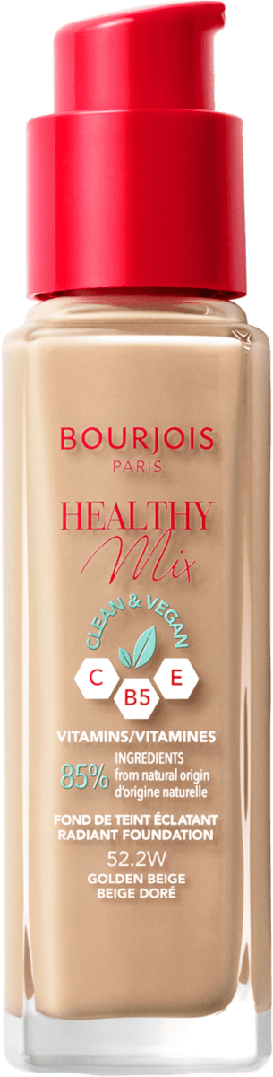 BOURJOIS PARIS Clean & Vegan Healthy Mix tekući puder – 52.2W Golden ...