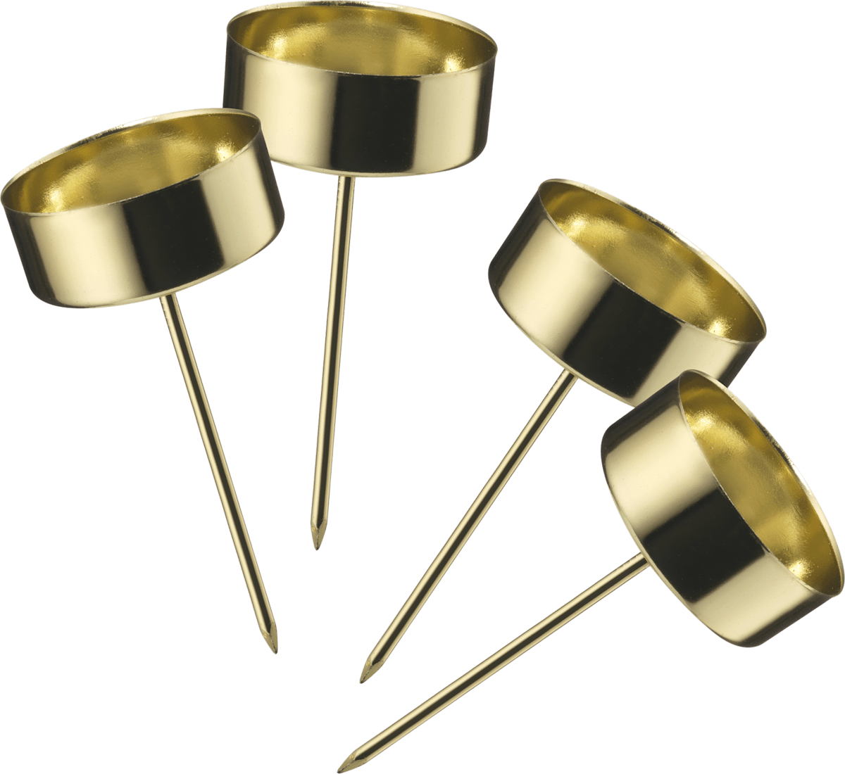 Dekorieren & Einrichten Teelichthalter zum Stecken, gold, 4 St dauerhaft günstig online kaufen ...