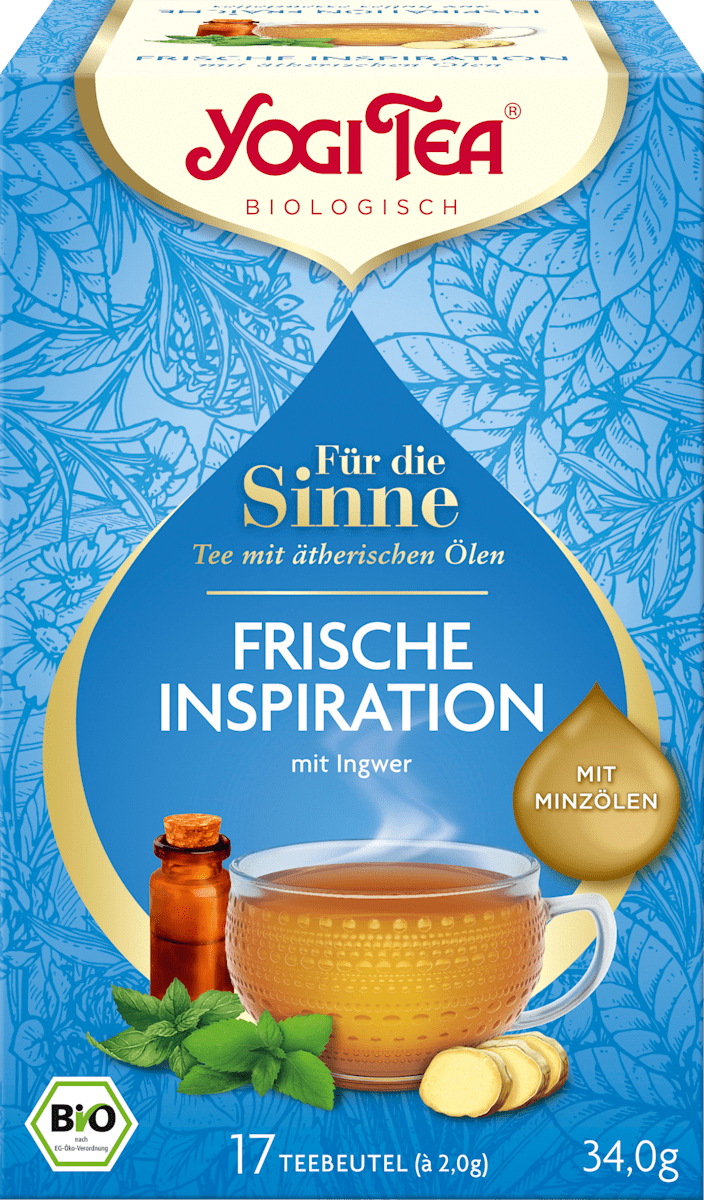 YOGI TEA Kräutertee Bio Frische Inspiration, 34 g | dm.at