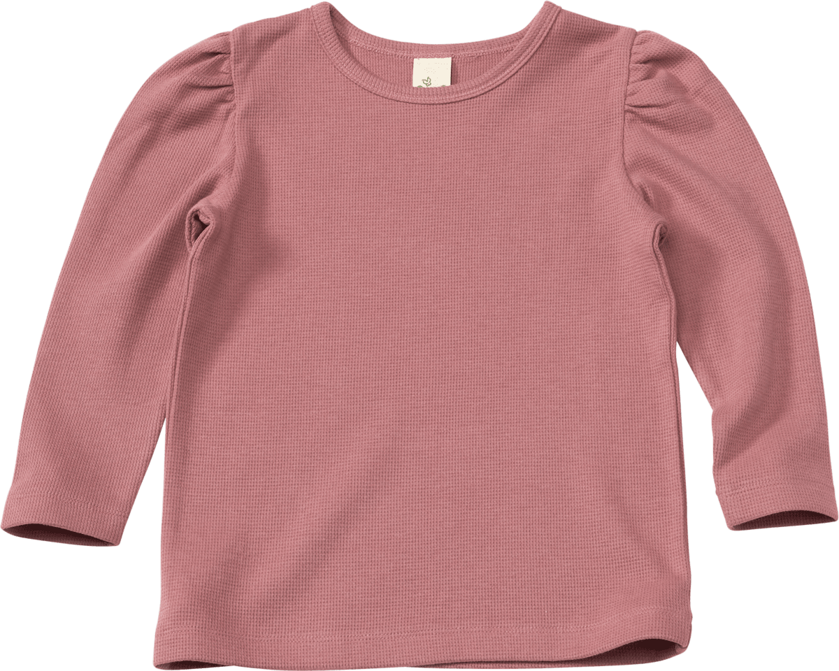 ALANA Langarmshirt in Waffel-Struktur, rosa, Gr. 110, 1 St dauerhaft günstig online kaufen | dm.de