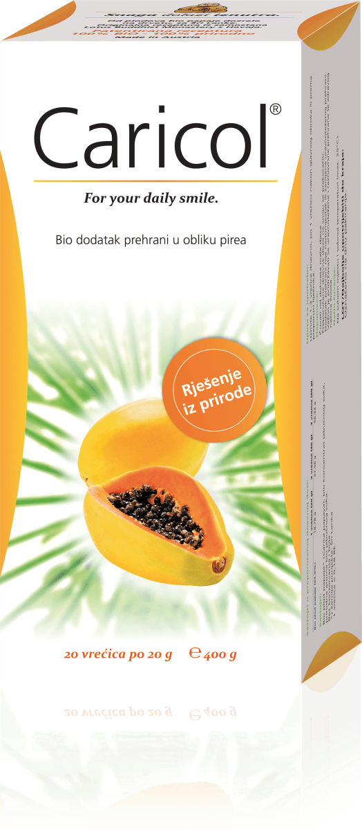 Caricol Bio dodatak prehrani – papaja, 20 kom. | dm.hr