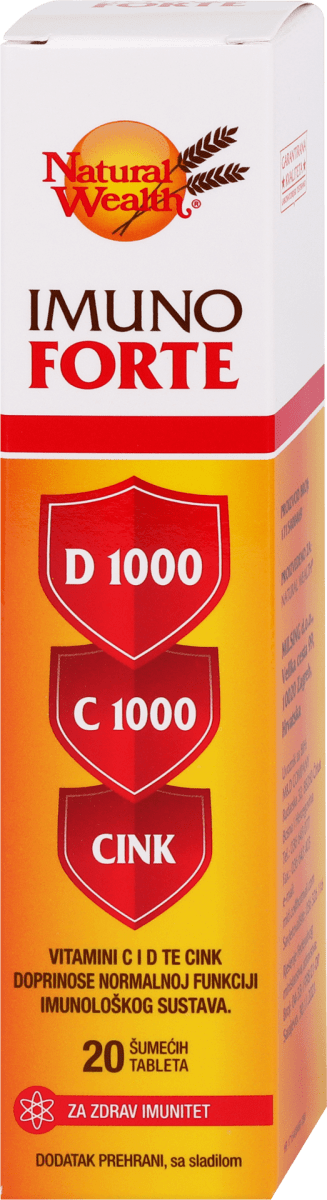 Natural Wealth Imuno forte, 20 kom. | dm.hr