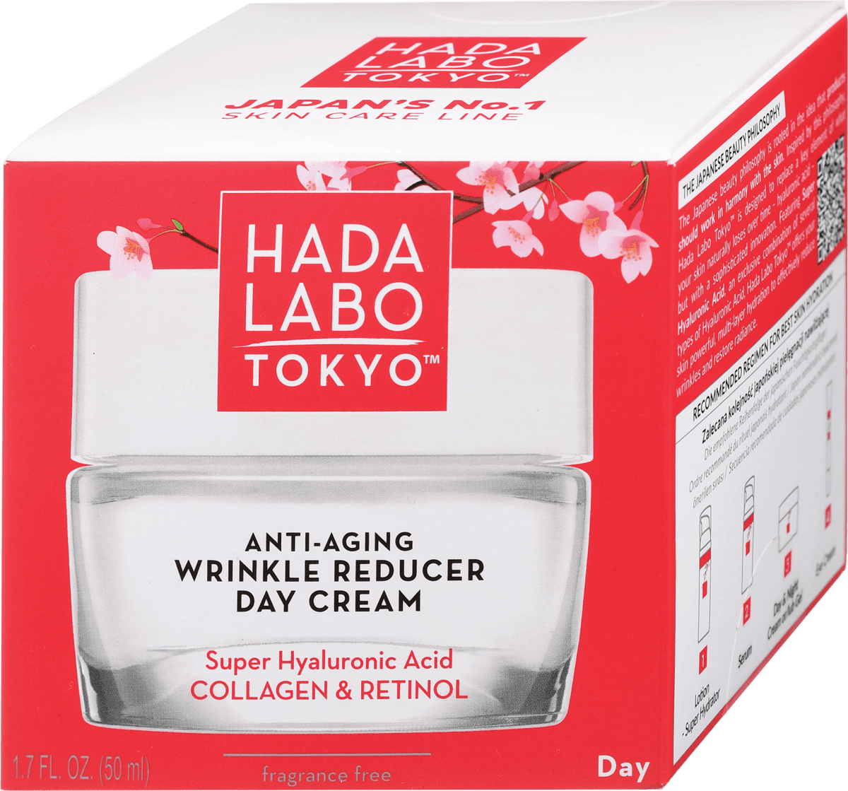 Hada Labo Tokyo Dnevna vlažilna krema proti gubam Anti-Aging Wrinkle Reducer, 50 ml | dm.si