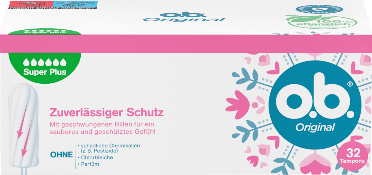 o.b. Tampons Original Super Plus, 32 St dauerhaft günstig online kaufen ...
