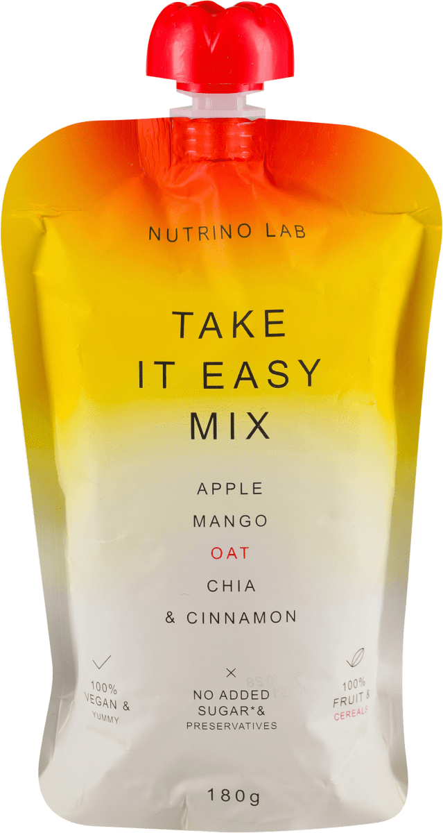 Nutrino Lab TAKE IT EASY MIX pire - jabuka, mango, ovas, čia semenke i ...