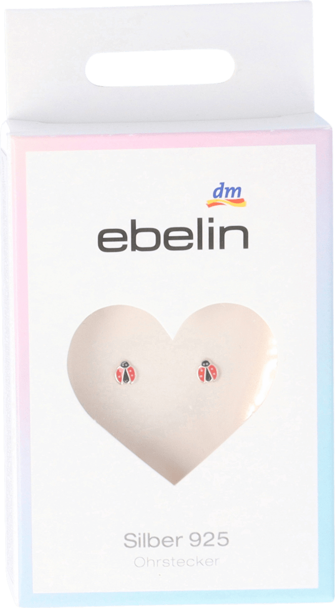 ebelin Ohrstecker Silber 925 mit Marienkäfer (1 Paar), 2 St | dm.at