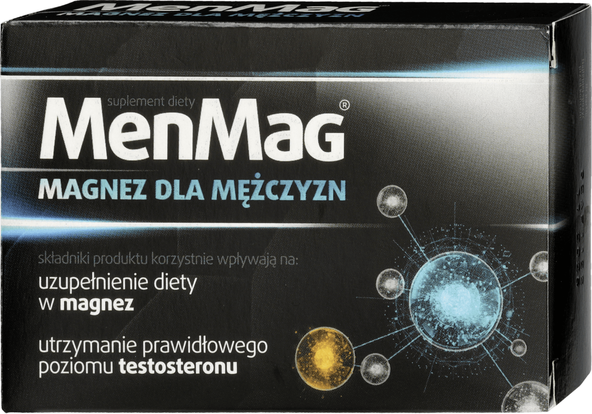 MENMAG Suplement diety magnez dla mężczyzn, tabletki, 30 szt. kupuj w ...