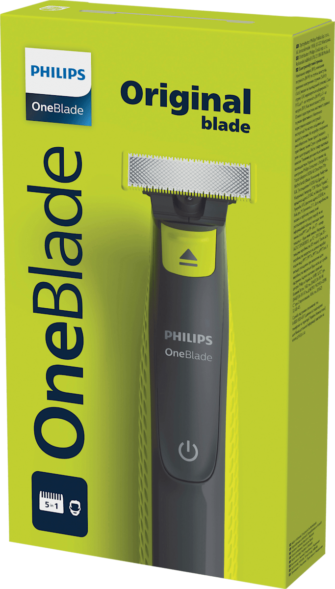 PHILIPS OneBlade Elektrischer Rasierer, OneBlade Face Original QP2724 ...