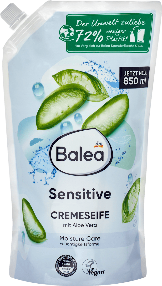 Balea Cremeseife Sensitive Nachfüller, 850 ml dauerhaft günstig online ...