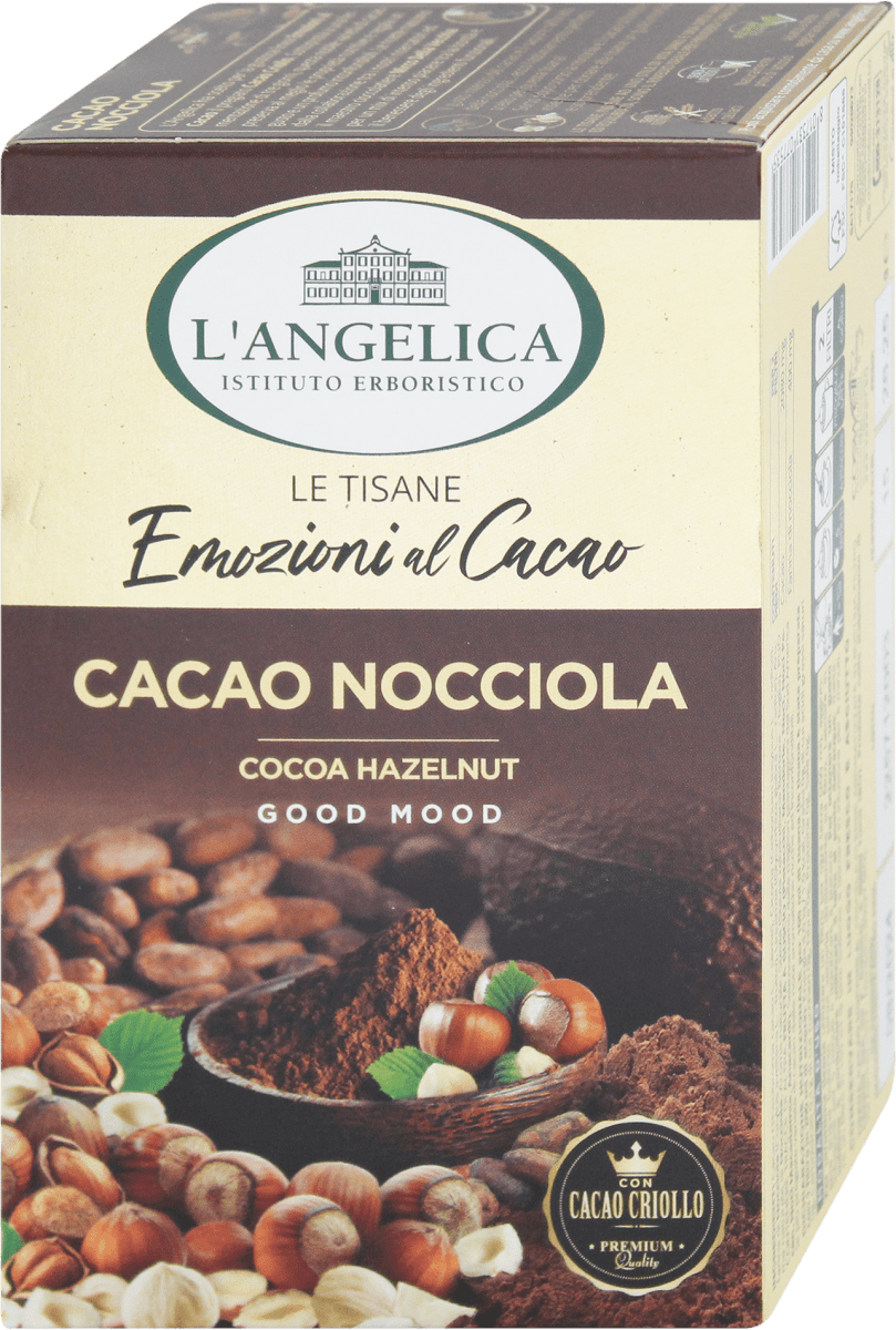 L'ANGELICA Emozioni al cacao - tisana cacao nocciola, 26,25 g Acquista ...