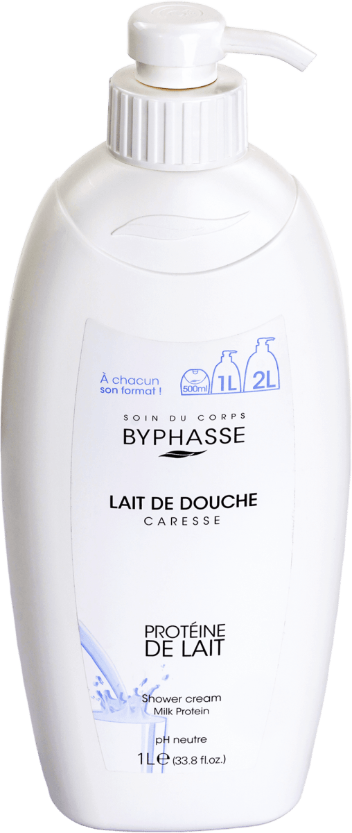 BYPHASSE Gel za tuširanje Milk Protein, 1 l | dm.hr