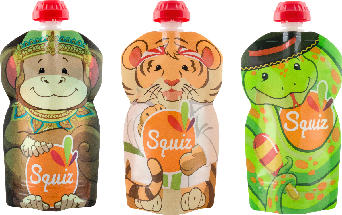 Squiz Quetschie wiederverwendbar, 3er-Pack, 3 St dauerhaft günstig ...