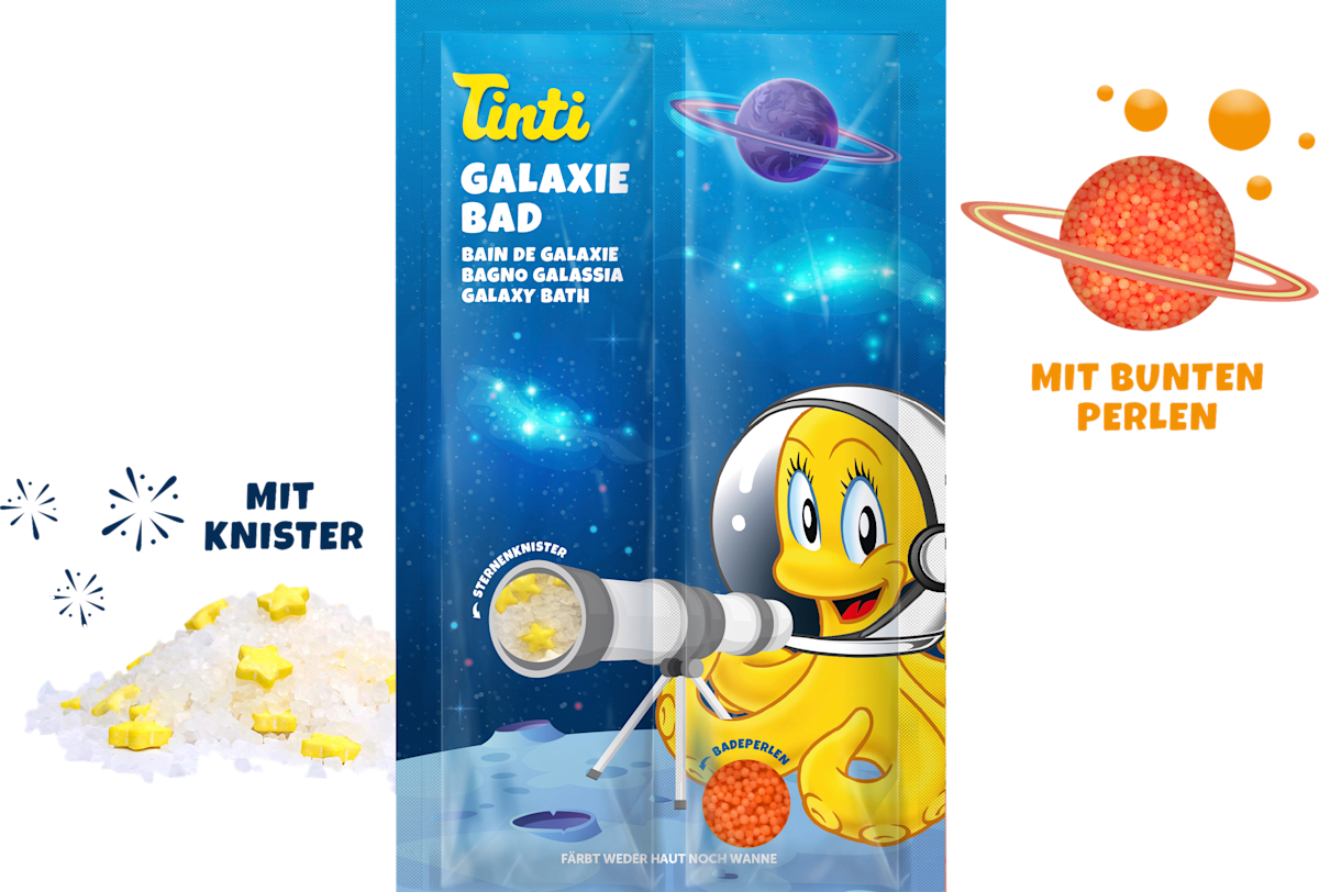 Tinti Kinder Badezusatz Galaxie Bad, 65 g dauerhaft günstig online ...