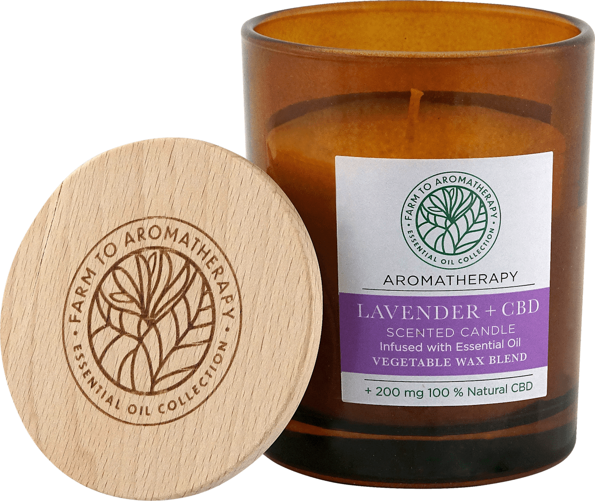 GALA Duftkerze im Glas Aromatherapy Lavender + CBD, 1 St dauerhaft ...