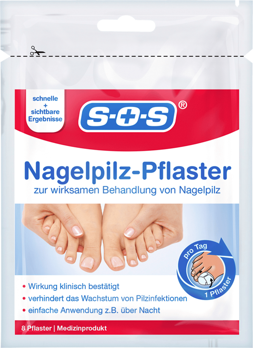SOS Nagelpilz Pflaster, 8 St dauerhaft günstig online kaufen | dm.de