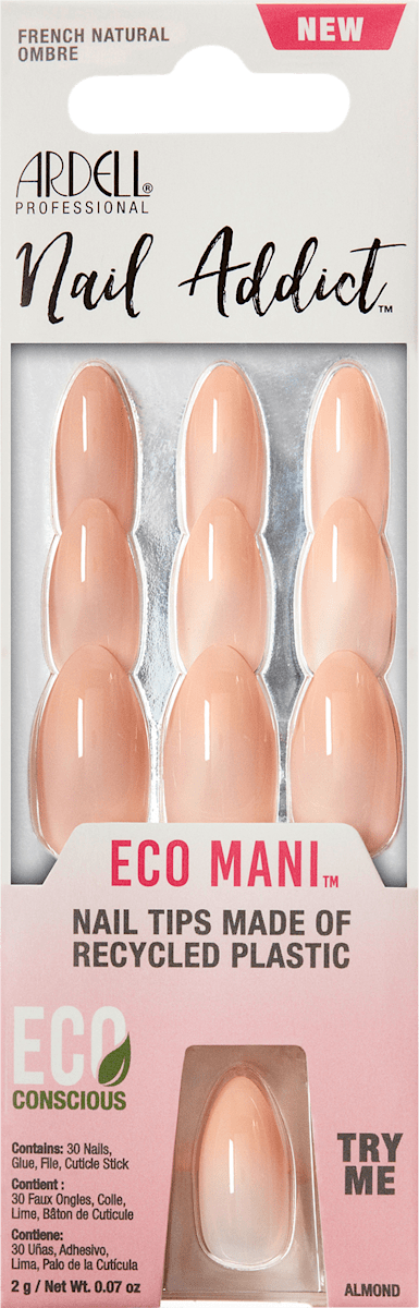 ARDELL Künstliche Nägel Eco Mani French Natural Ombre, 30 St dauerhaft ...