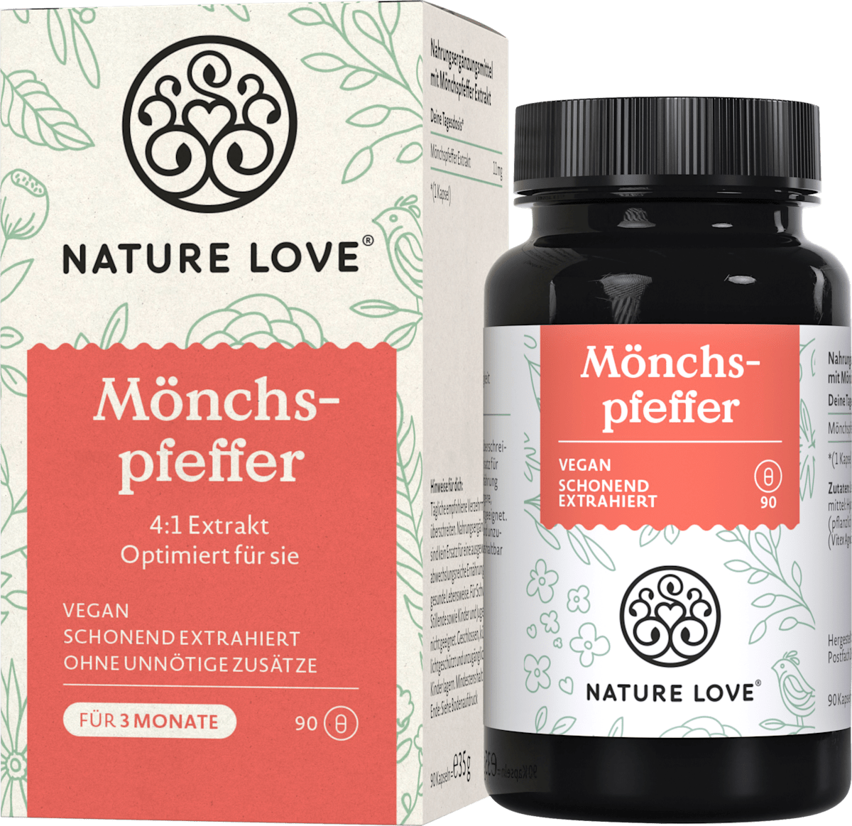 Nature Love Mönchspfeffer Kapseln 90 St, 35 g dauerhaft günstig online ...