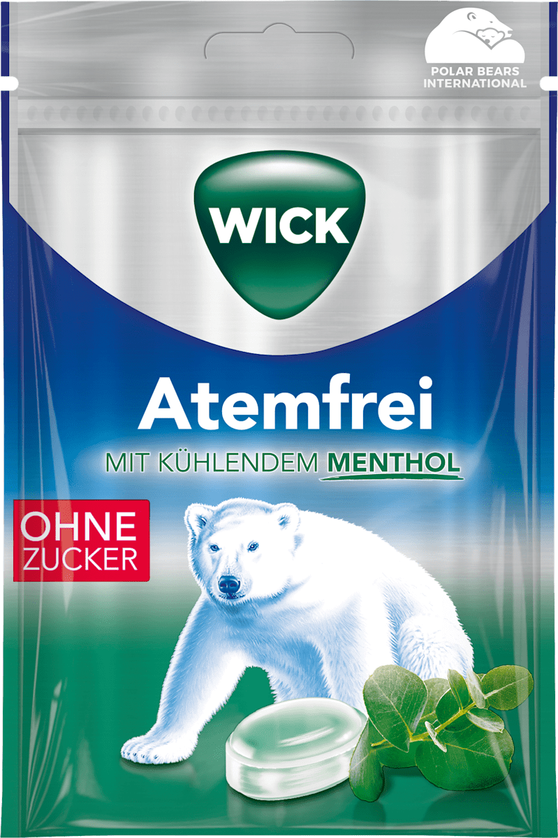 Wick Bonbons Atemfrei mit Menthol zuckerfrei, 72 g dm Dauerpreis ...