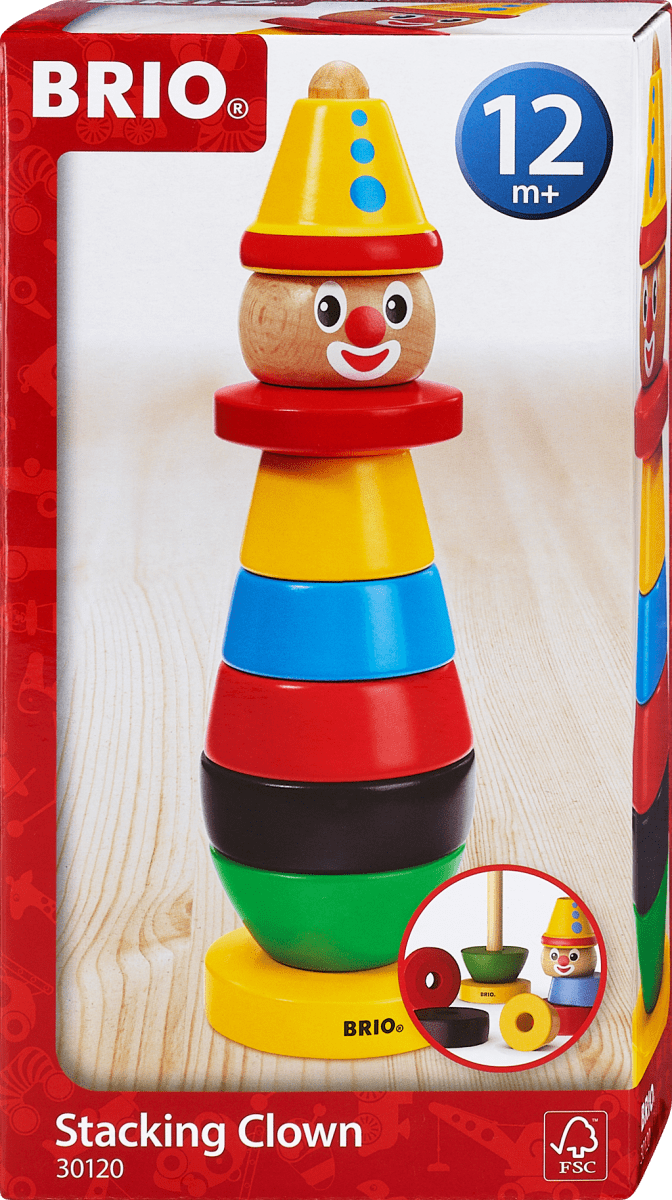 BRIO Stapel-Clown aus Holz, 1 St | dm.at