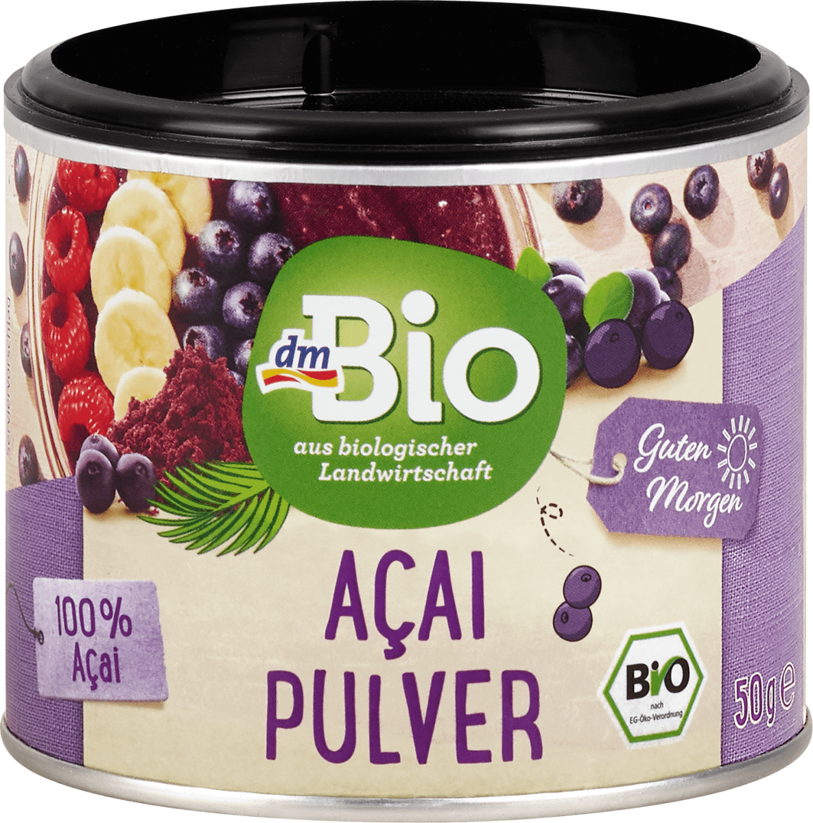 dmBio Açai Pulver, 50 g | dm.at