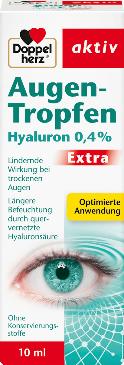 Doppelherz aktiv Augentropfen Hyaluron 0,4 %, 10 ml dm Dauerpreis ...
