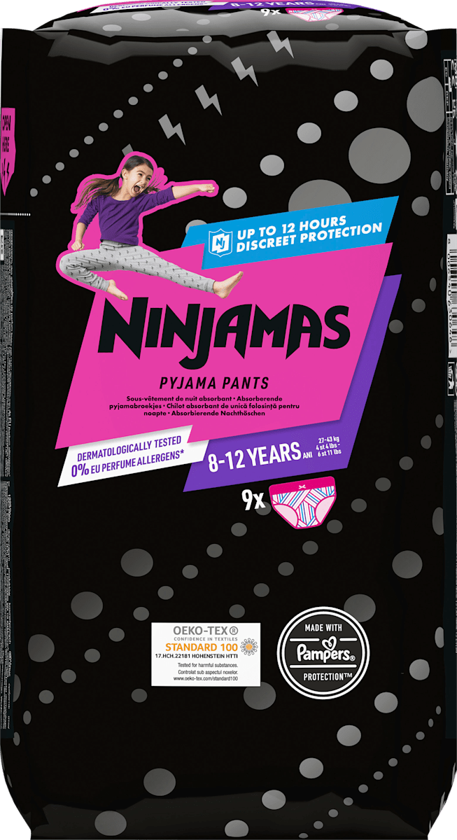 Ninjamas Pyjama Pants Mädchen 8-12 Jahre, 9 St dauerhaft günstig online ...