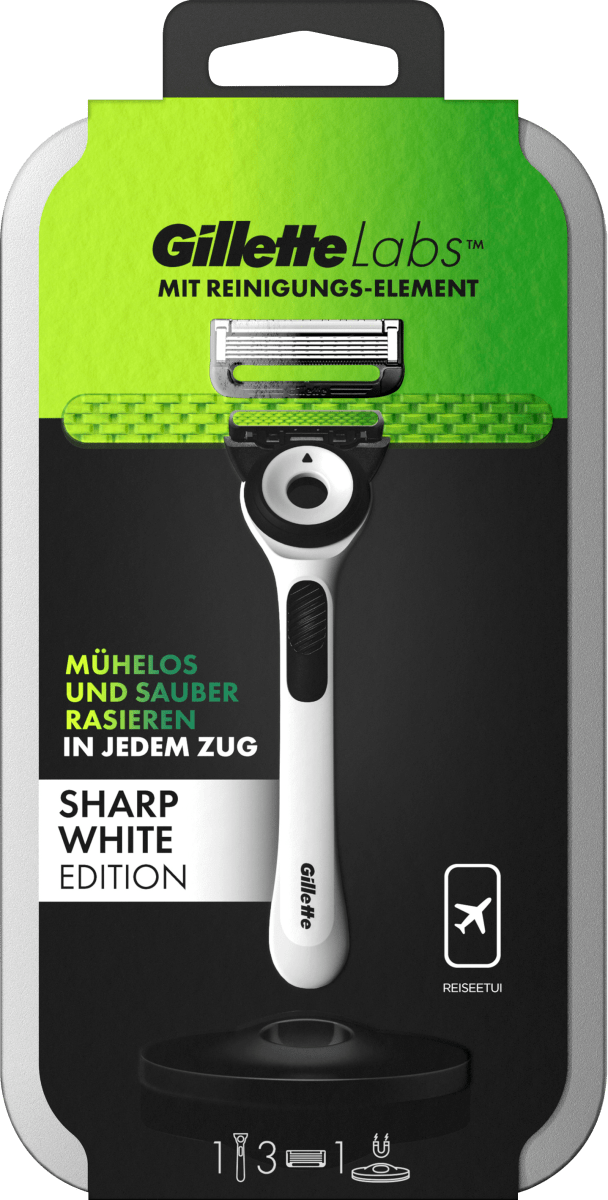 Gillette Labs Rasierer im Reiseetui Sharp White Edition, 1 St | dm.at