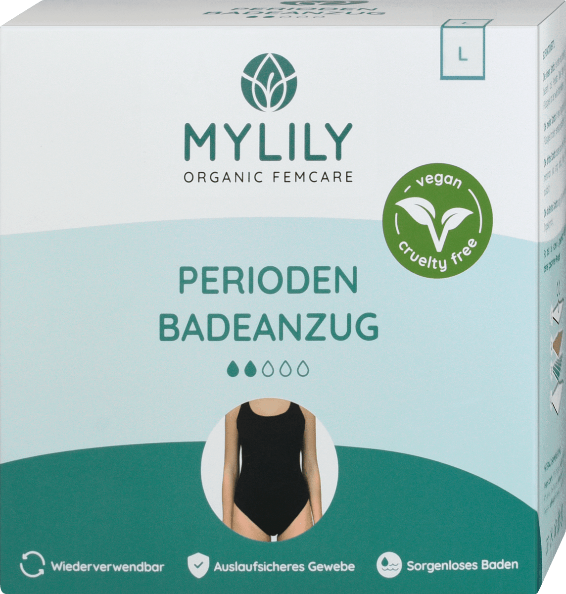 MYLILY Periodenbadeanzug Gr. L, 1 St | dm.at