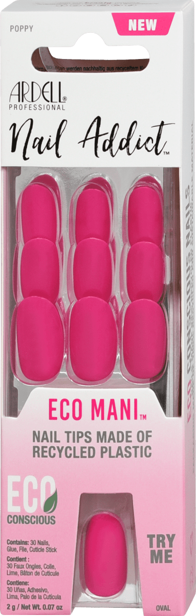 ARDELL Künstliche Nägel Nail Addict Eco Mani Poppy, 30 St | dm.at