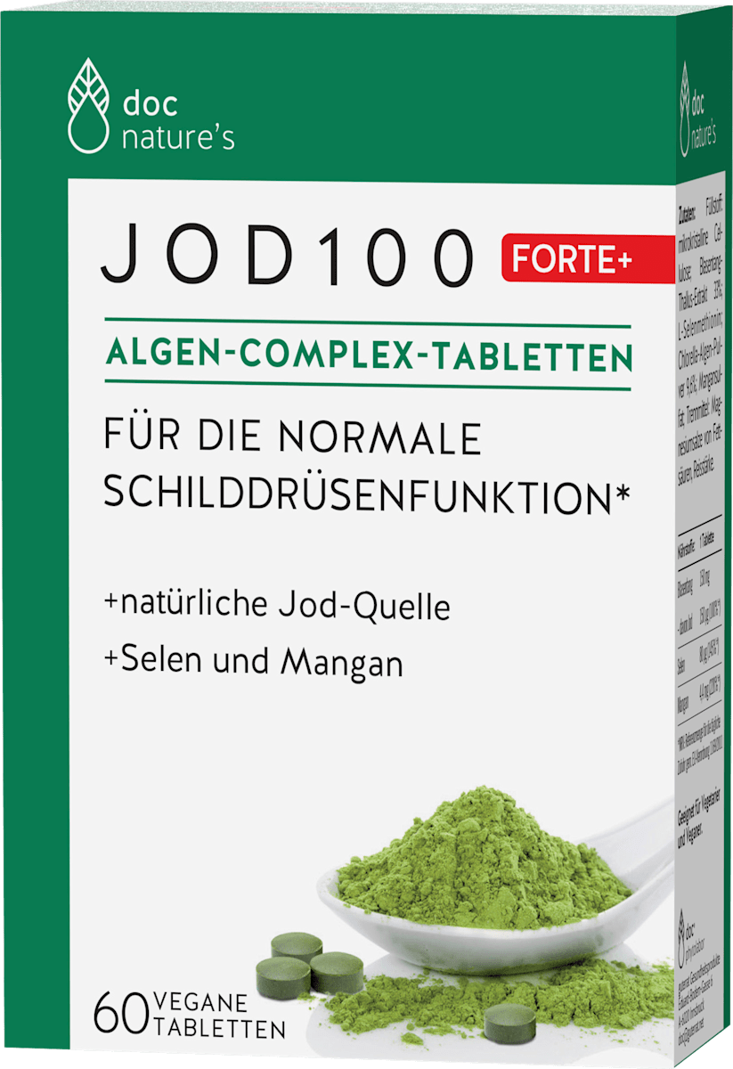 doc nature's Jod 100 Forte+ Algen-Complex-Tabletten, 60 St dm ...
