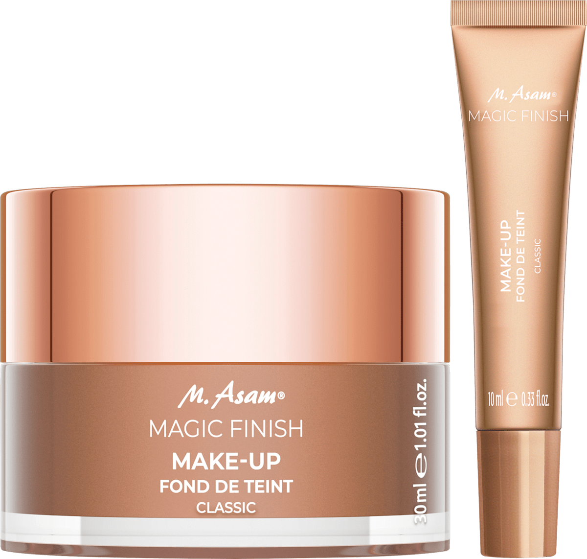 M. Asam Foundation Magic Finish Mousse + gratis Reisegröße 01 Classic ...