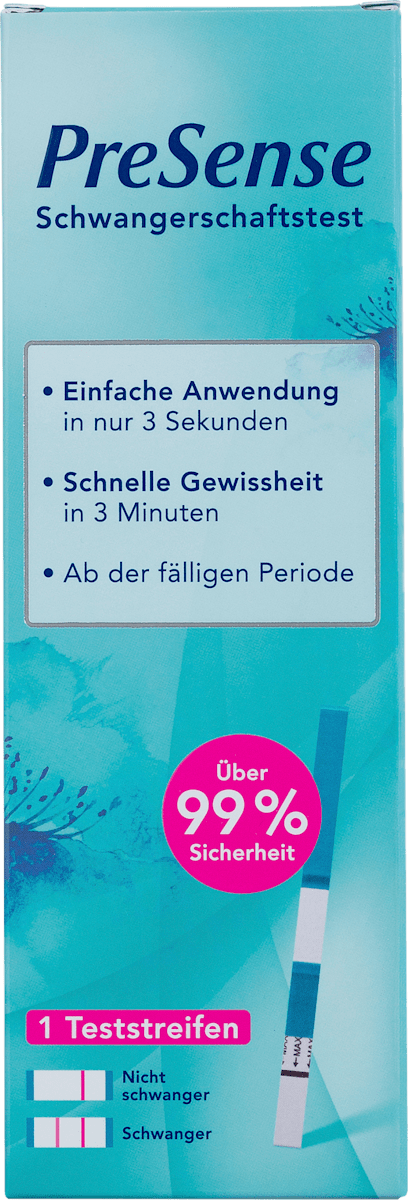 PreSense Schwangerschaftstest, 1 St dauerhaft günstig online kaufen | dm.de