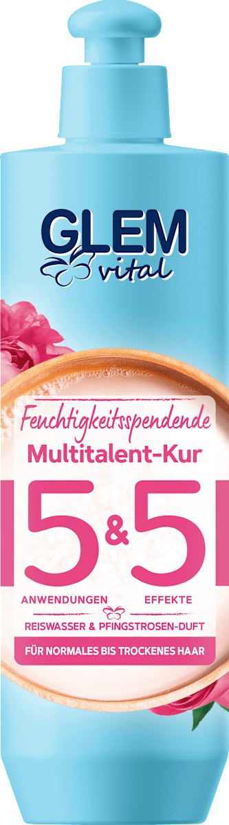 Schwarzkopf GLEM vital 5&5 Feuchtigkeitsspendende Multitalent-Kur, 300 ...