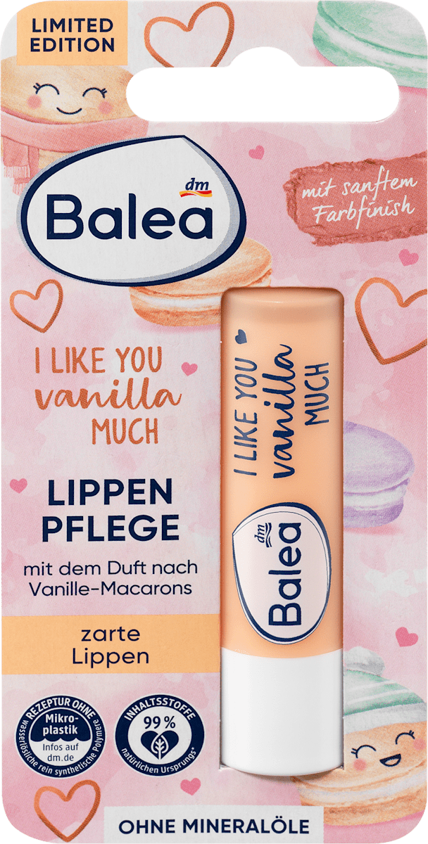 Balea I LIKE YOU vanilla MUCH balzam za usne, 4,8 g uvek povoljna ...