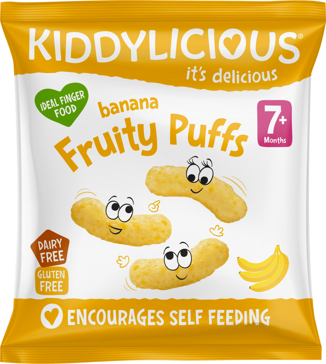 KIDDYLICIOUS křupky s příchutí banán, 12 g | dm.cz