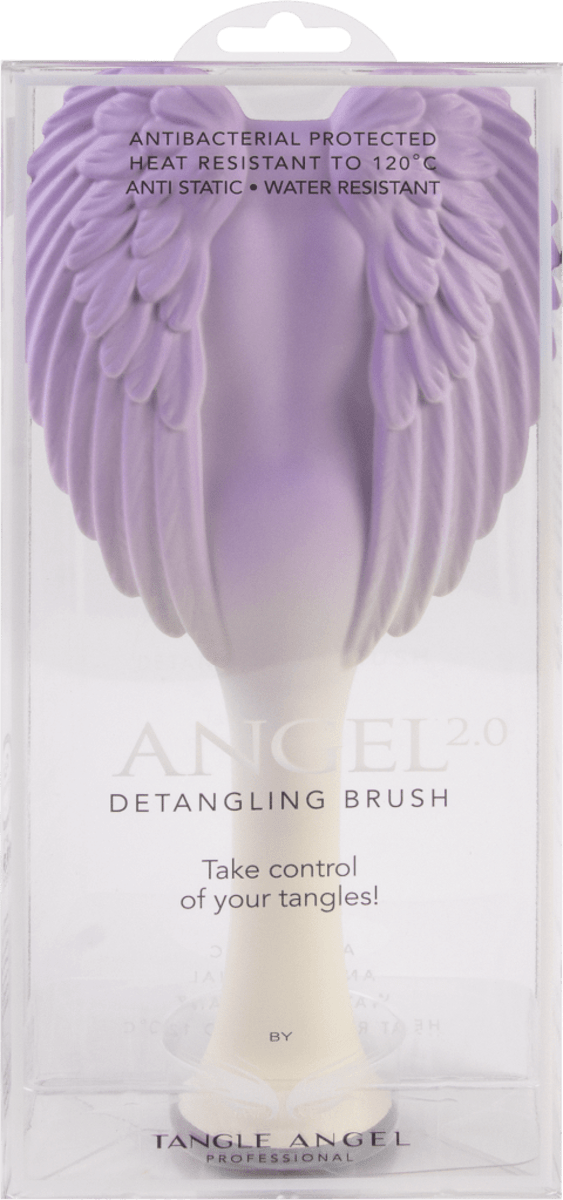 TANGLE ANGEL kartáč na vlasy 2.0 Ombre Lilac Ivory, 1 ks | dm.cz