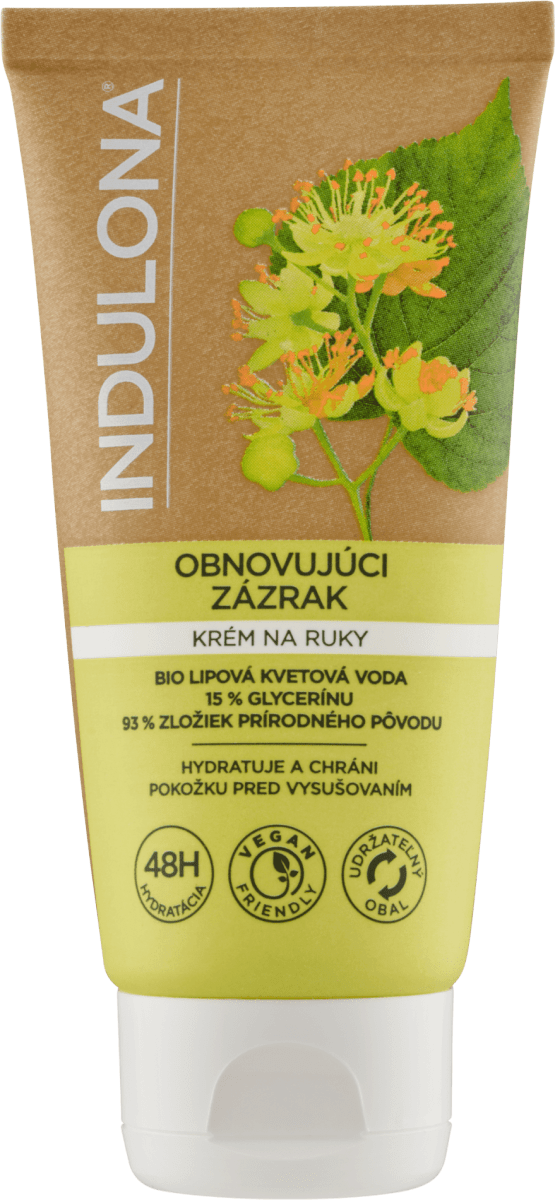 Indulona Krém na ruky Obnovujúci zázrak s bio lipovou kvetovou vodou ...