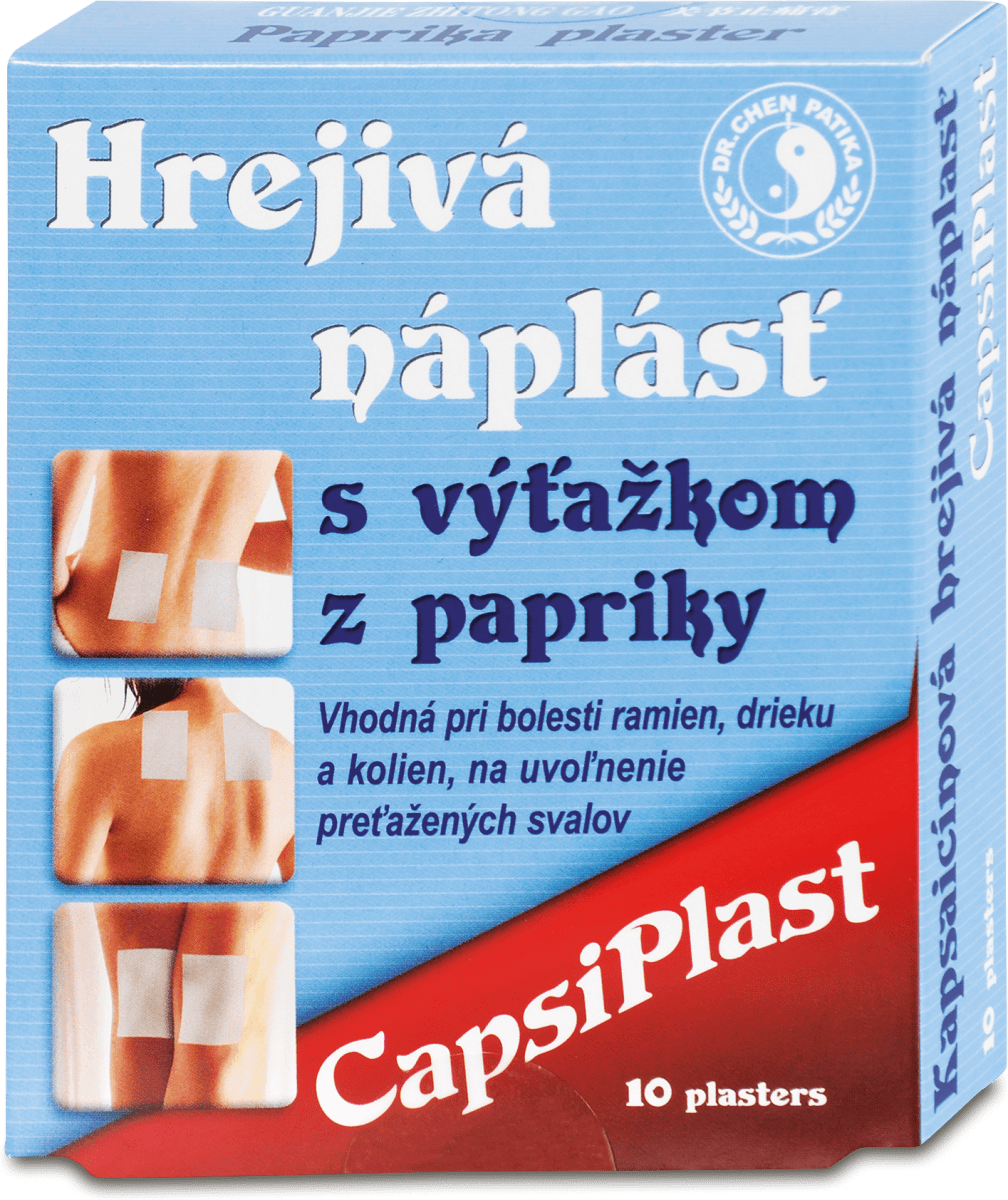 Dr. Chen Patika Hrejivá náplasť s výťažkom z papriky, 10 ks | mojadm.sk