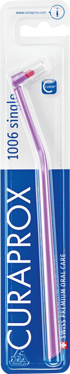 Curaprox Jednozväzková zubná kefka Single 1006, 1 ks | mojadm.sk
