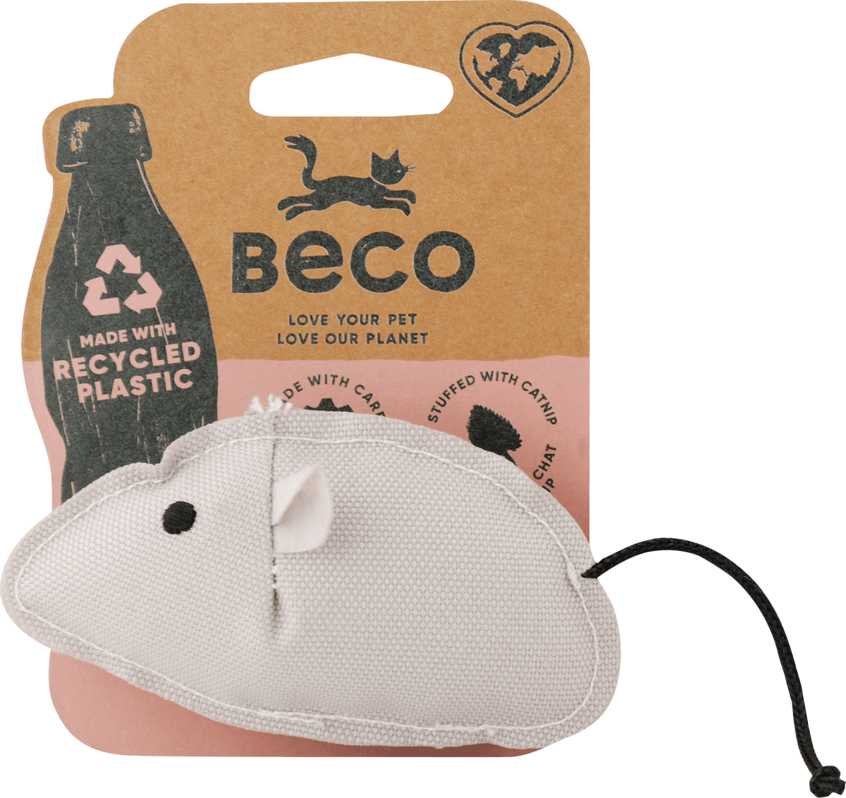 Beco Pets Hračka pre mačku myš Millie, 1 ks | mojadm.sk