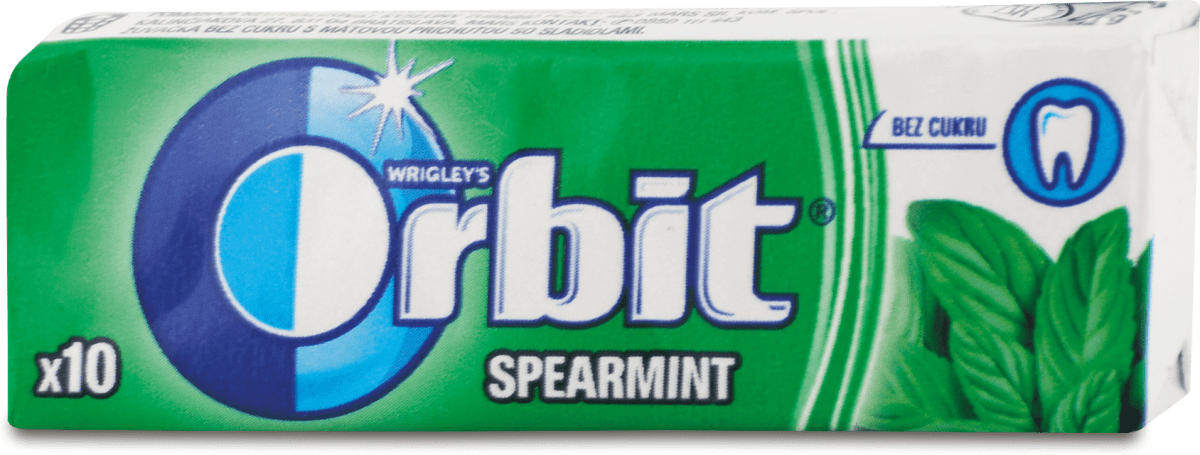 Orbit Žvakaće gume Spearmint, 10 kom | dm.rs