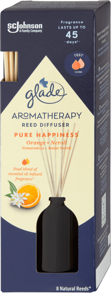 glade Osviežovač vzduchu Aromatherapy Reed Diffuser Pure Happiness, 80 ...