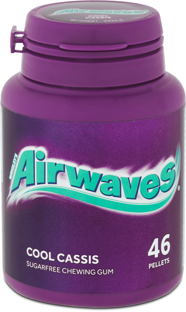 Airwaves žvýkačky Cool Cassis, mentol & černý rybíz, 46 ks | dm.cz