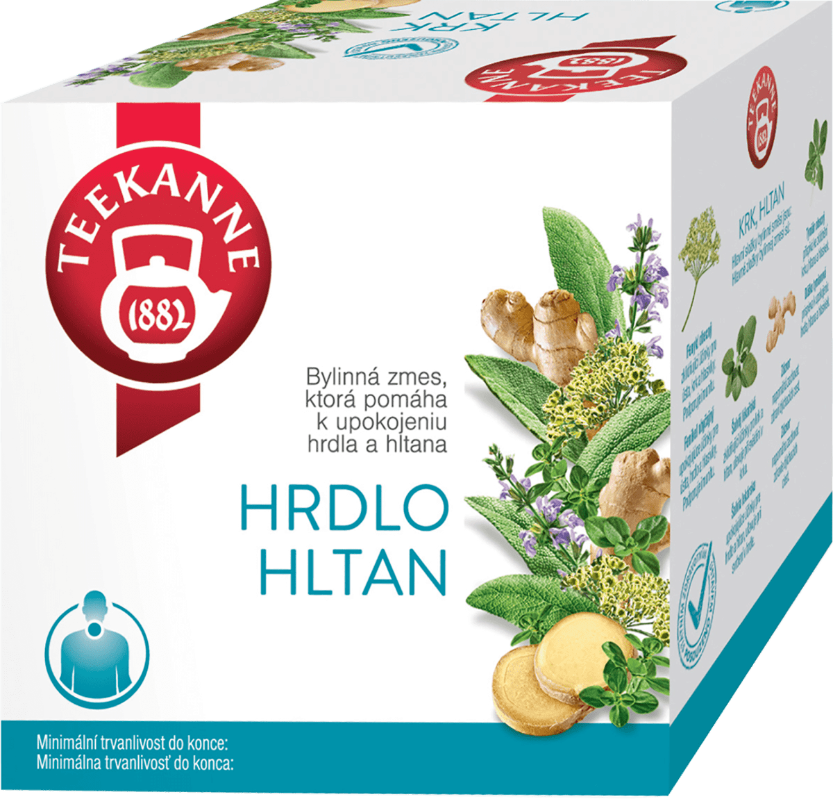 Teekanne Bylinný čaj hrdlo a hltan, 20 g | mojadm.sk