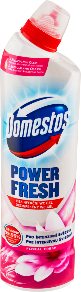 Domestos WC gel Power Fresh Floral, 700 ml | dm.cz