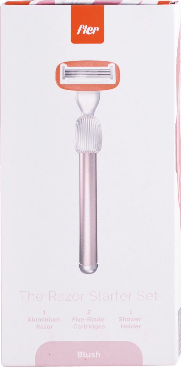 fler Dámsky holiaci strojček The Razor Starter Set Blush + 2 náhradné ...